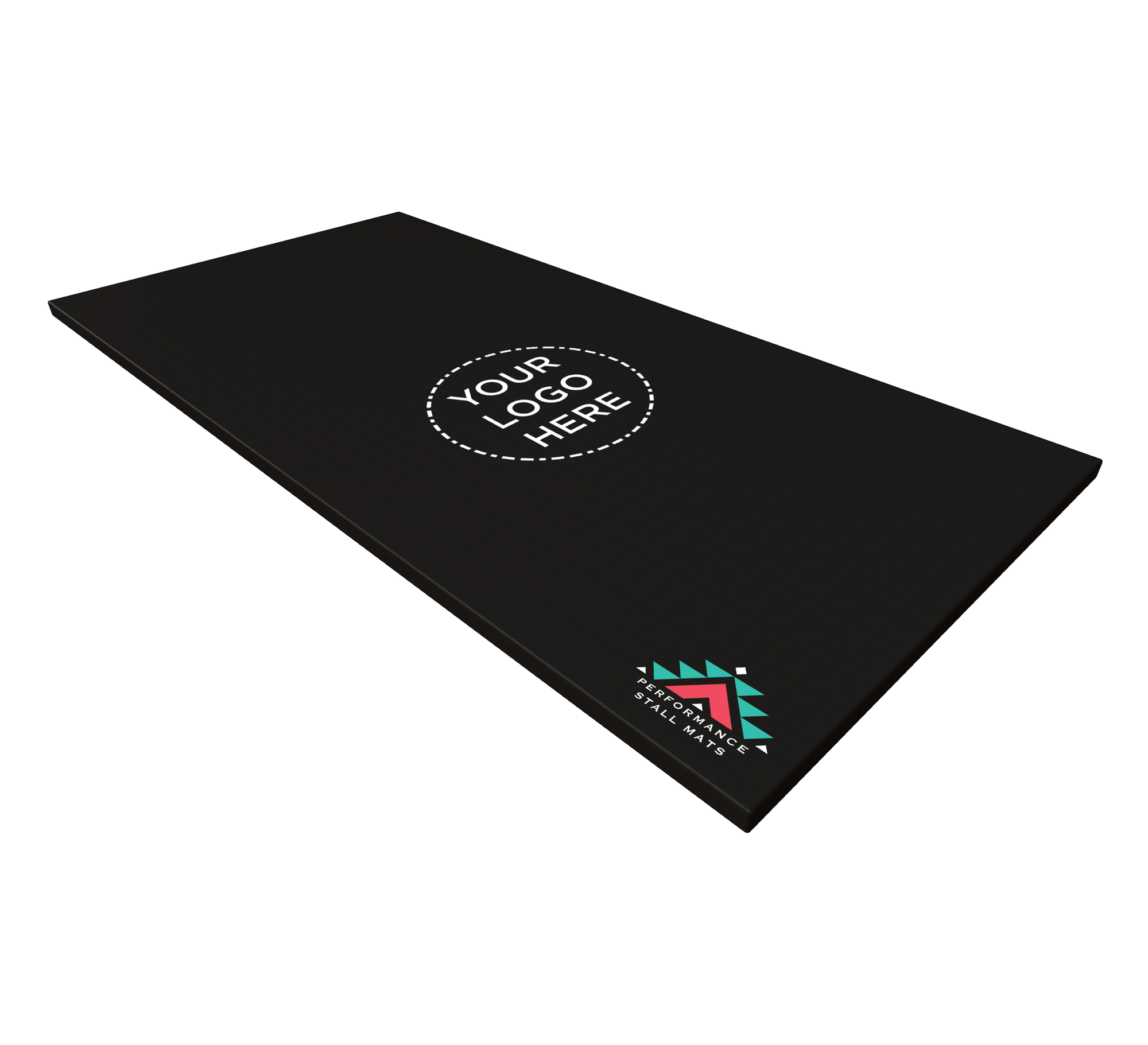 Custom 5x10 Portable Stall Mat Black