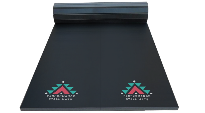 6x9 Portable Stall Mat Kit Black