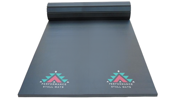 6x9 Portable Stall Mat Kit Grey