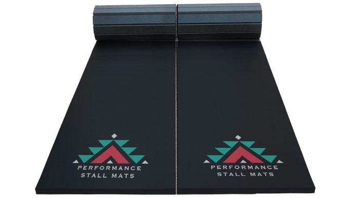 6x9 Portable Stall Mat Kit Black
