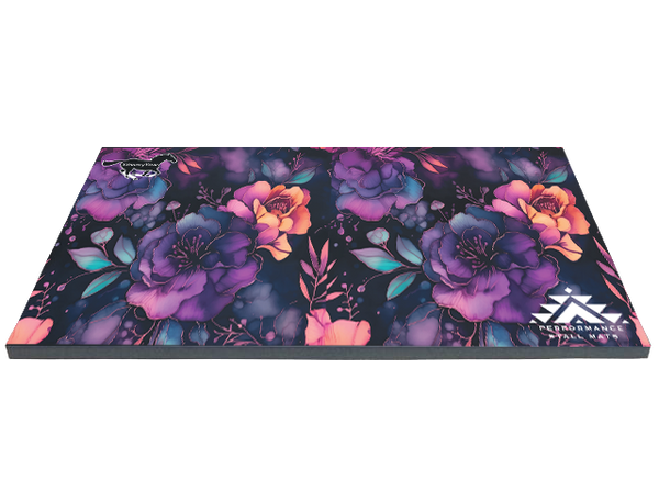 Portable Stall Mat WW Midnight Bloom Design 5x10